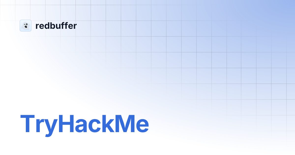 TryHackMe | redbuffer